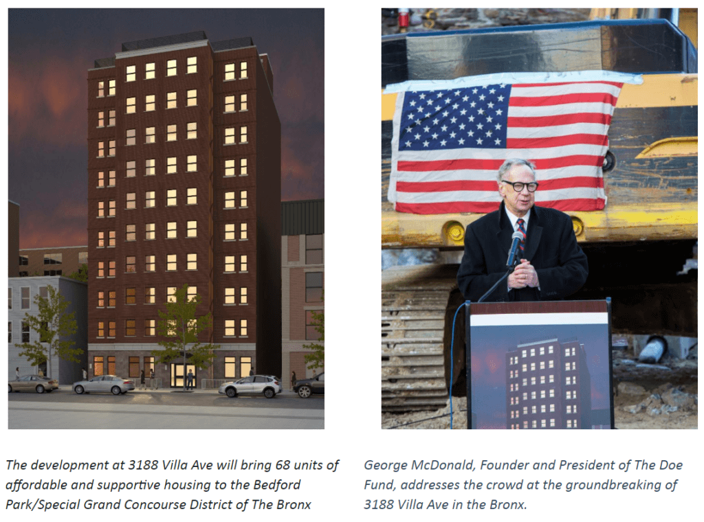 The Doe Fund Breaks Ground on Affordable Housing Development in The ...